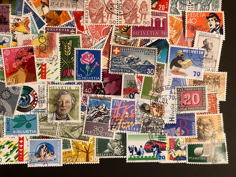 Briefmarken Schweiz (100 Stück), Top Qualität (Gebraucht) in ...