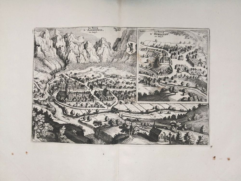 Appenzell Herisau seltener Kupferstich 1723 (Gebraucht) in Rafz für CHF 115 – mit Lieferung auf ...