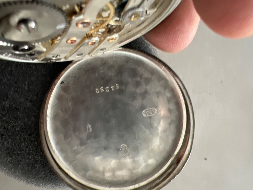 Tavannes Taschenuhr echt Silber 50 mm | Kaufen auf Ricardo