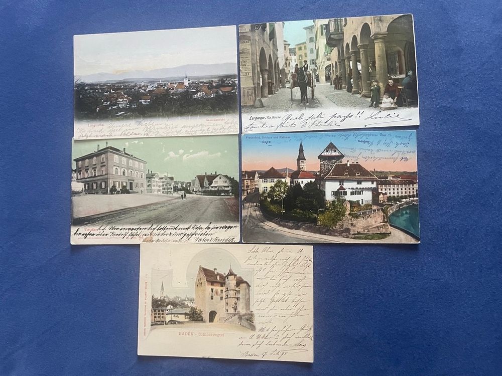 20 FARBIGE AK ALLE VON DER SCHWEIZ CA 100 JÄHRIG (Gebraucht) in Bernhardzell für CHF 29 – mit ...