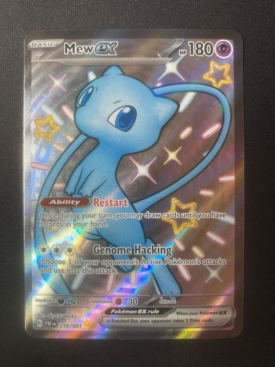 Shiny Mew ex 216 - Paldean Fates - EN | Kaufen auf Ricardo