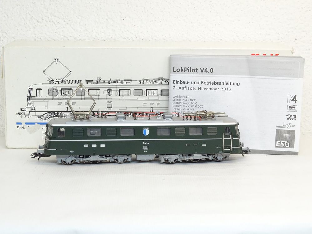 Märklin 29680 Lokomoive Ae6/6 11404 Luzern,Digital, H0,WS/AC (Gebraucht ...