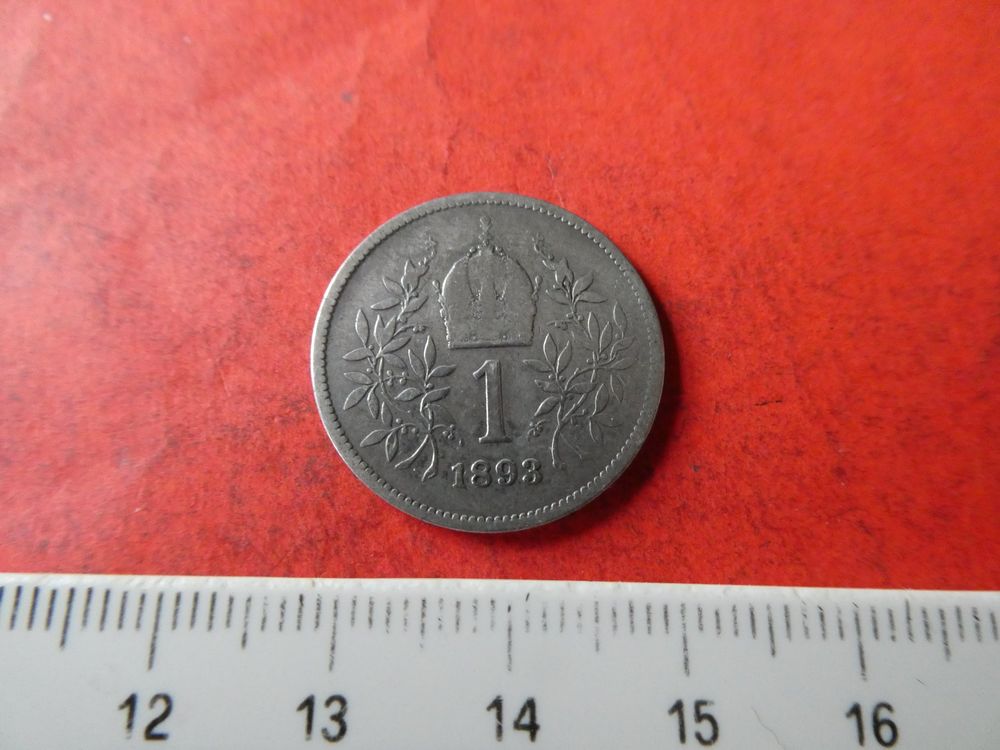 Oesterreich 1893, 1 Krone - Silber (Gebraucht) in Hinterforst für CHF 4 – mit Lieferung auf ...