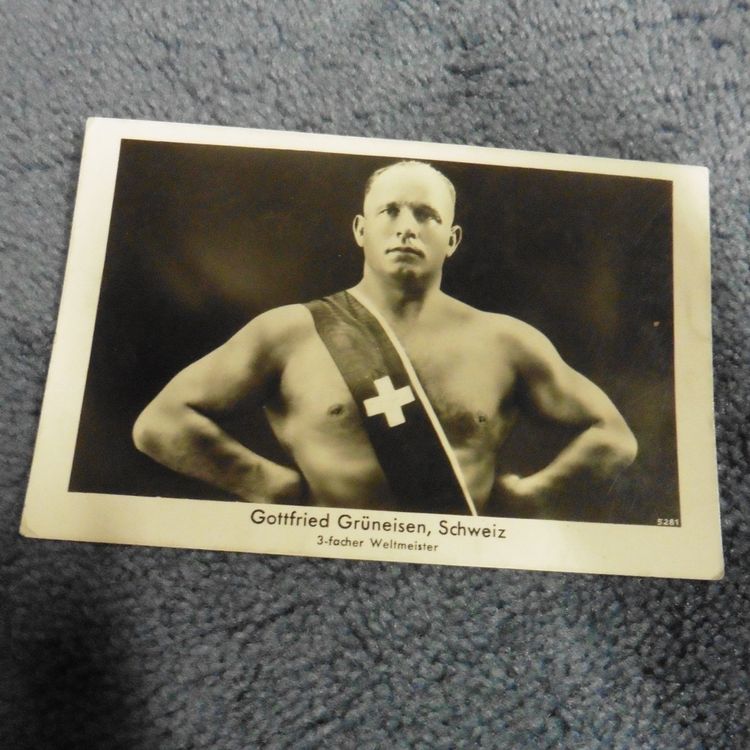 Gottfried Grüneisen,3-Fach Weltmeister,Turner,Foto,1935,Sign | Kaufen ...