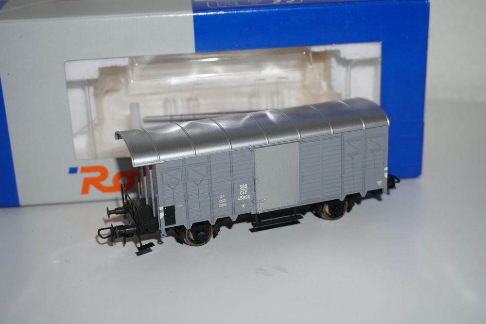 Roco 47503 - SBB gedeckter Güterwagen K3 grau H0/DC (Gebraucht) in ...