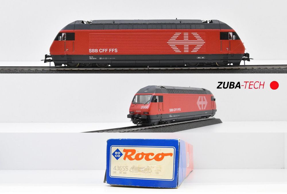 Roco 43655 E-Lok Re 460 Bahn 2000 SBB GS Analog mit OVP (Gebraucht) in ...