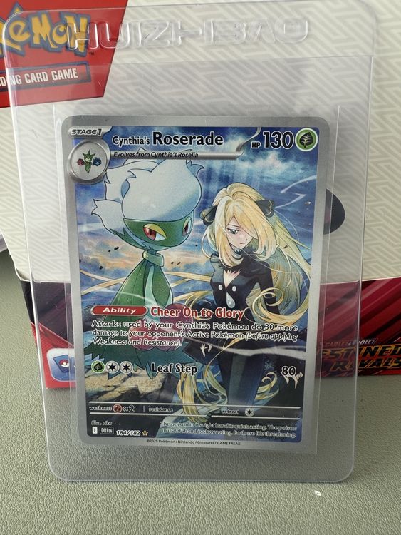 Cynthia's Roserade 184/182 Pokemon TCG Destined Rivals Illus (Neu ...