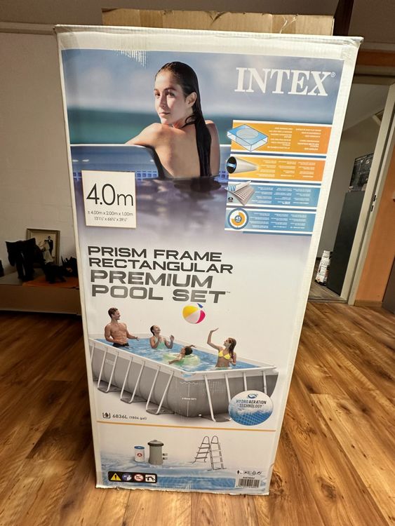 Neuer Intex Pool 4m x2m x1m (LxBxH) Original-Verpackt (Neu und originalverpackt) in Gerlafingen ...