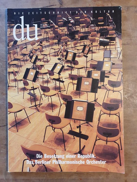 DU - Die Zeitschrift für Kunst und Kultur – 1 / 1993 | Kaufen auf Ricardo