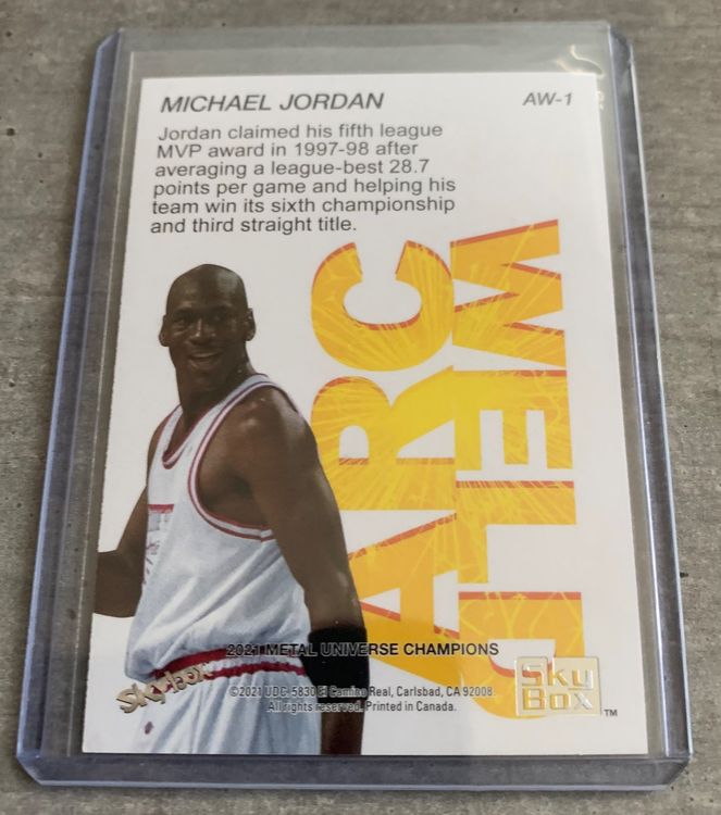 NBA Michael Jordan Weld Arc Card (Neu (gemäss Beschreibung)) in für CHF ...