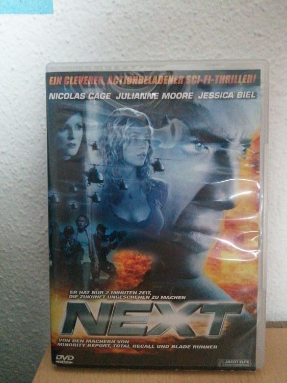Next - Nicolas Cage - DVD Thriller Science Fiction Film Acti | Kaufen ...