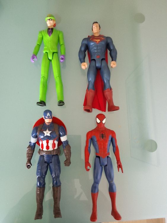 Marvel & DC Superhelden-Figuren Set, 4-teilig (Gebraucht) in Dulliken ...