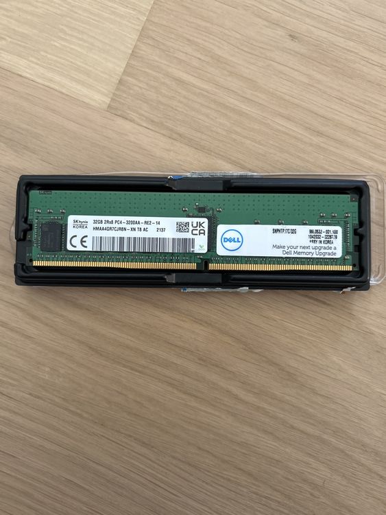 32GB, 3200 MHz ECC Dell (Gebraucht) in Uzwil für CHF 99 – mit Lieferung ...