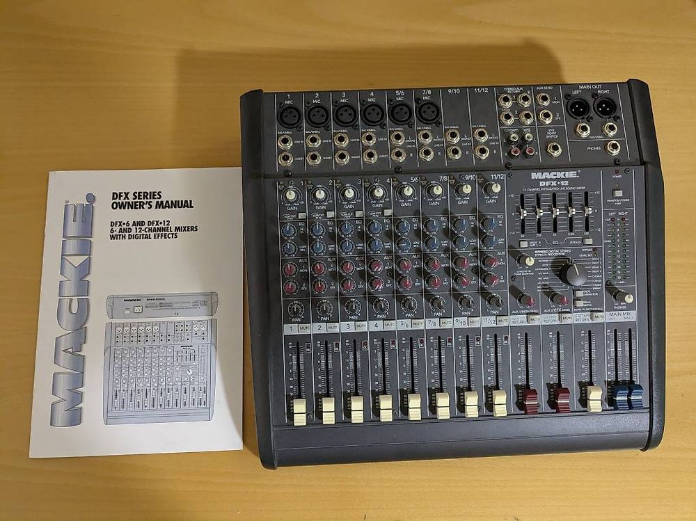 Table de mixage Mackie DFX 12 (D'occasion) à Lavey-Village pour CHF 80 ...