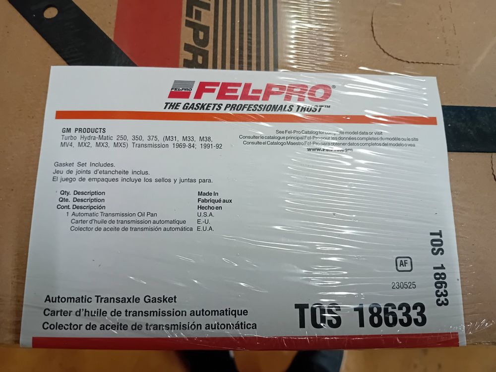 Fel-Pro Getriebewannen-Dichtungen TOS 18633 | Kaufen auf Ricardo