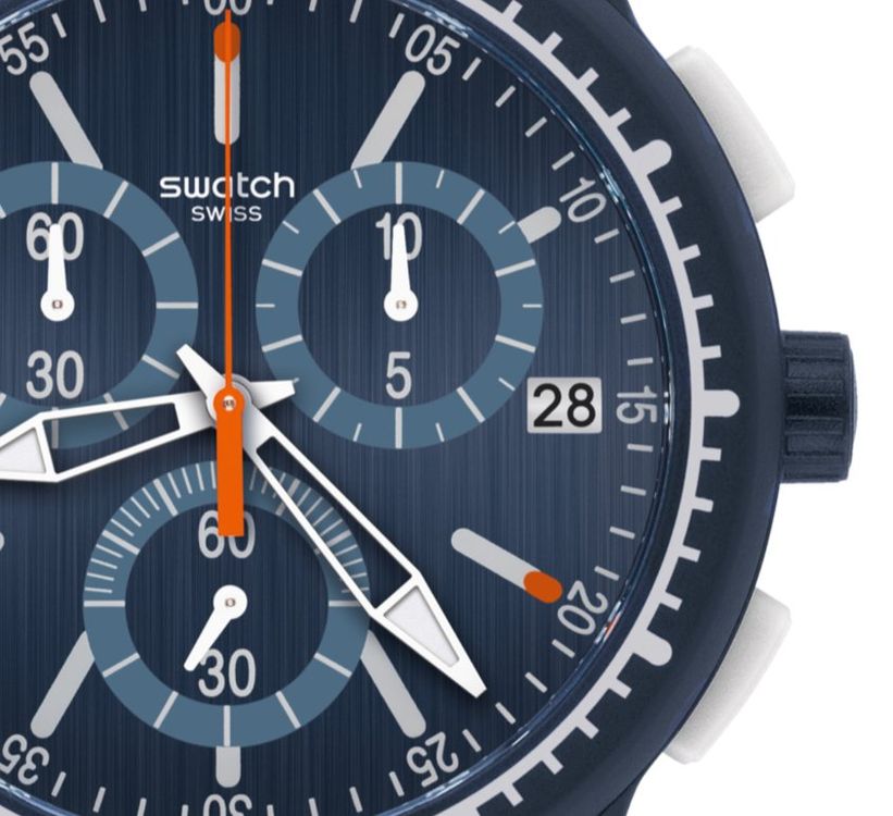 Swatch Chrono GARA in Blue SUSN410 new 2 Jahre Garantie (Neu und ...
