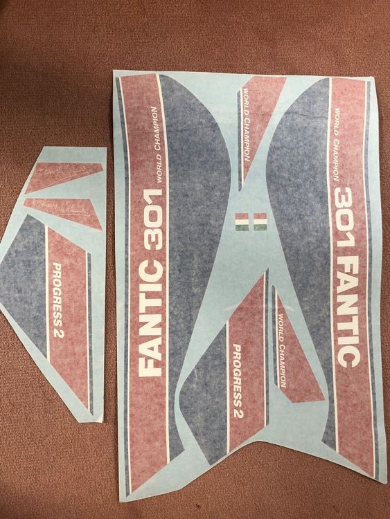 Fantic 301 Progress 2 Trial Sticker set / Klebersatz (Neu und ...