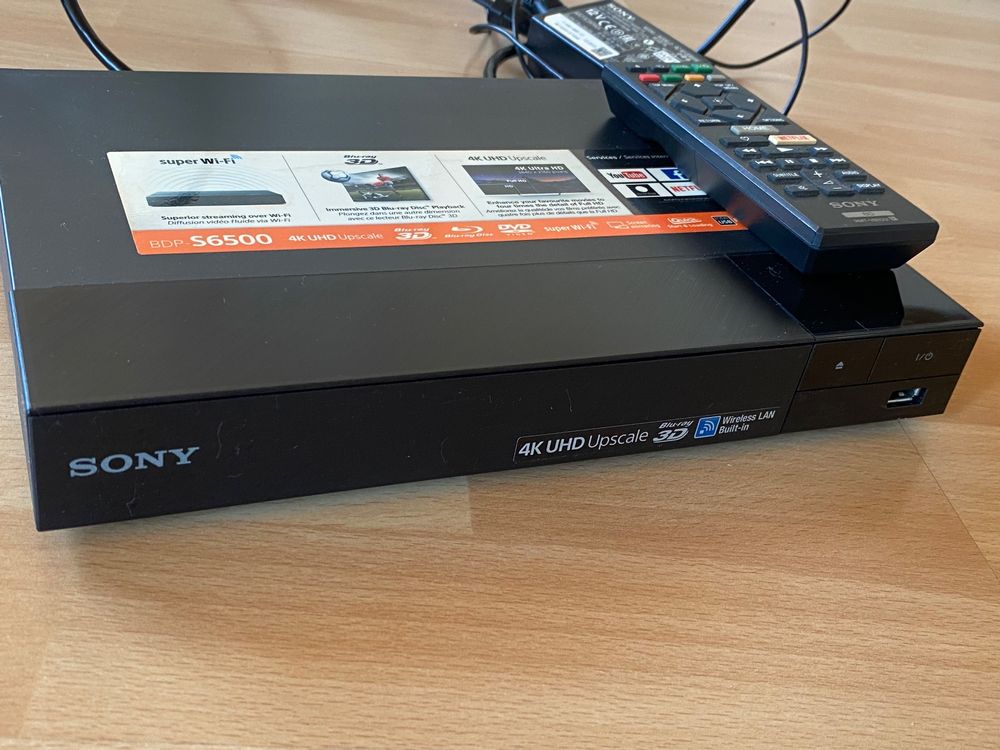 Sony BDP-6500 bluray avec 4k upscaling (Gebraucht) in für CHF 29 – mit ...