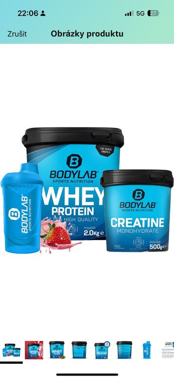 Bodylab Whey Protein & Creatin Set + Shaker (Neu und originalverpackt ...