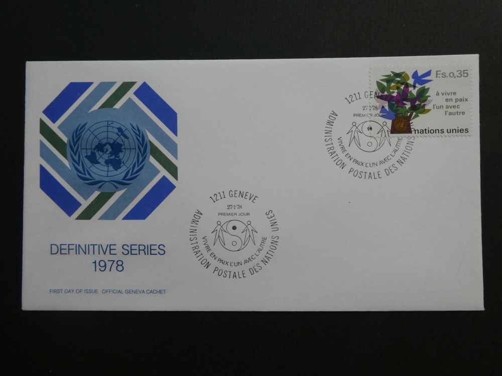 UNO Genf 1978 FDC (138) (D'occasion) à Sissach pour CHF 1.2 – avec livraison | Acheter sur Ricardo