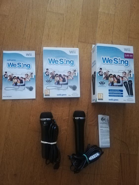 Nintendo we Sing + 2 Mikrofon Fonktionrt (Gebraucht) in Oensingen für ...