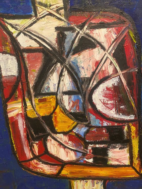 CARL WALTER LINER ÖLGEMÄLDE 1970 KOMPOSITION AUF LEINWAND | Kaufen auf ...