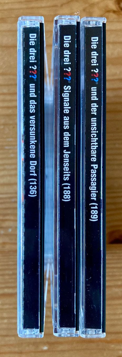 3x Die drei Fragezeichen (Europa-Hörspiele) (Neu (gemäss Beschreibung ...