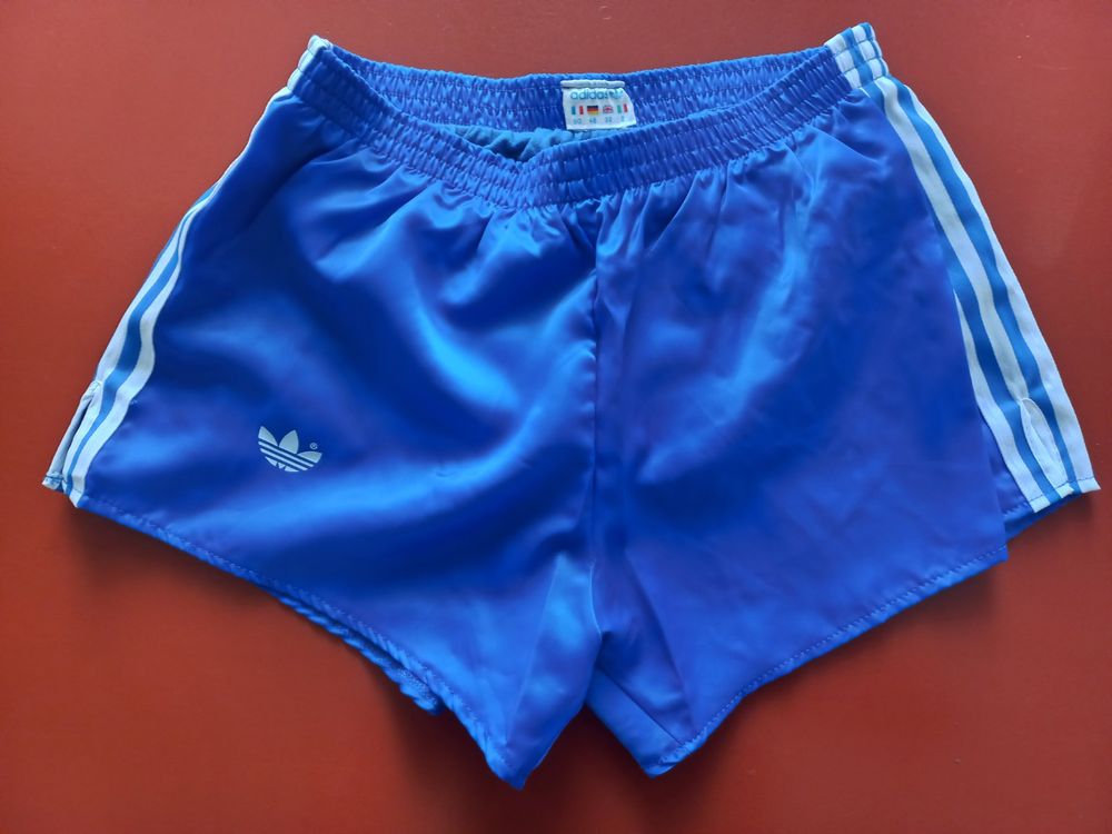 Adidas Vintage Shorts 1970er 80er Jahre Nylon Gr sse S Neu gem ss