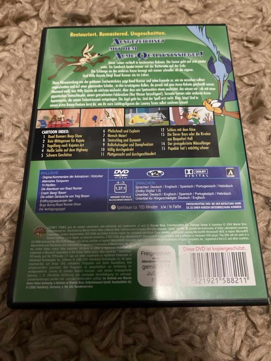 Looney Tunes - Best of Road Runner Teil 1 - DVD, Top! (Gebraucht) in ...