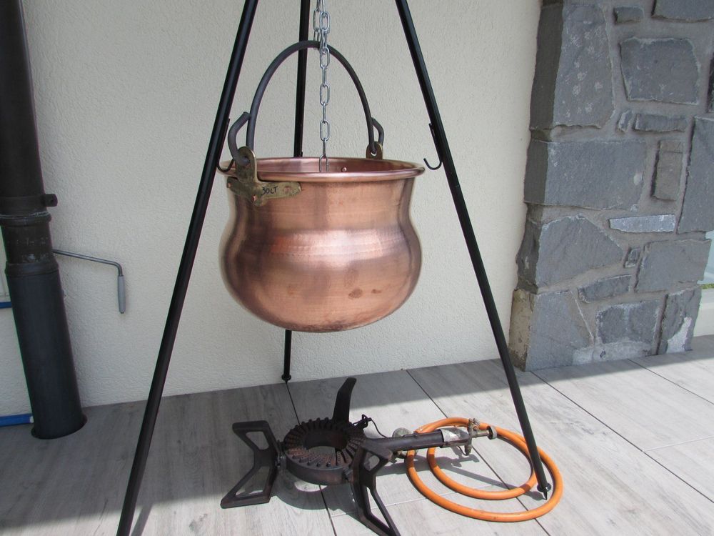 CHAUDRON Cuivre 30l. fait Artisanal (Neuf (Voir description)) à Val-d ...