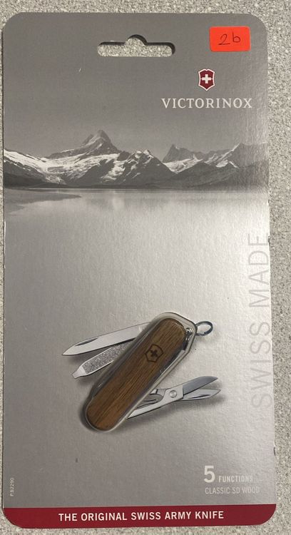 VICTORINOX 5 FUNCTIONS CLASSIC SD WOOD-2b (Neu und originalverpackt) in ...