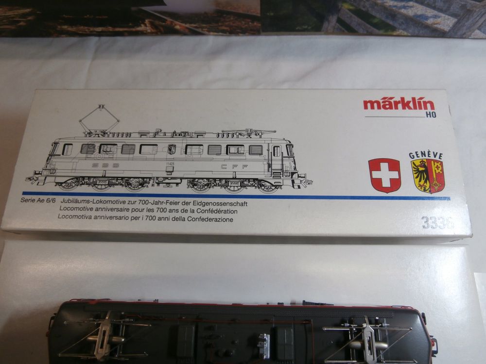 Märklin 3336 Ae 6/6 11425 SBB CFF Genève WS/Analog Neuw.OVP (Neu ...