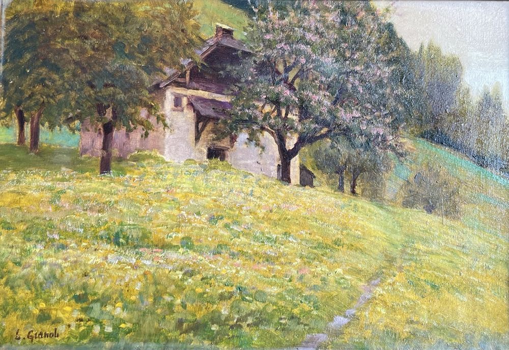 L. Gianoli huile paysage printanier (Gebraucht) in Biel/Bienne für CHF ...