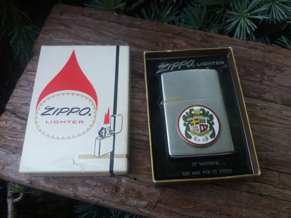 Ancien Zippo (USS Zelima AF-49) avec sa boite, 1968 | Kaufen auf Ricardo