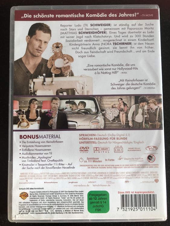 KeinOhrHasen - Man sieht sich immer zweimal, DVD, Film (Gebraucht) in Hinwil für CHF 2 – mit ...
