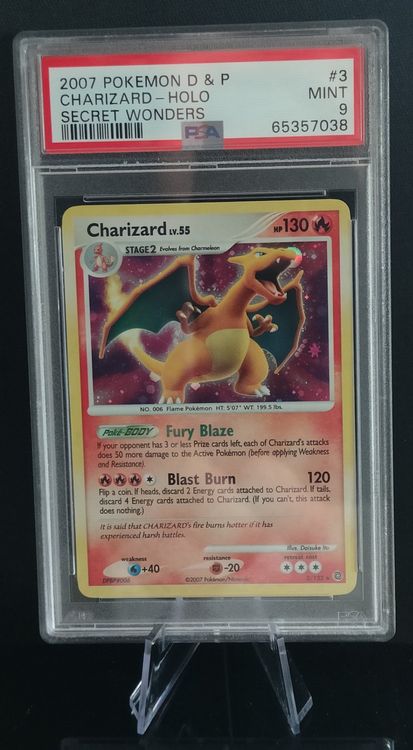 Pokemon Secret Wonders Diamond Pearl Charizard PSA 9 (8) | Kaufen auf Ricardo