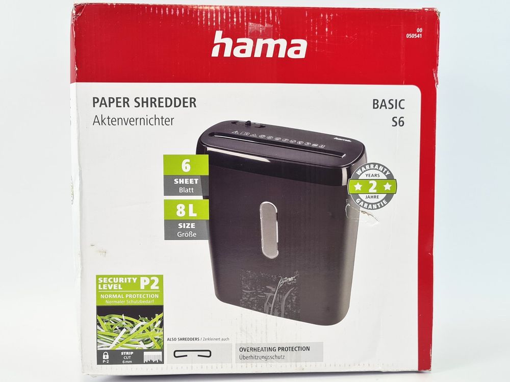 HAMA S6 Aktenvernichter (Neu (gemäss Beschreibung)) in Schaffhausen für CHF 14 – mit Lieferung ...