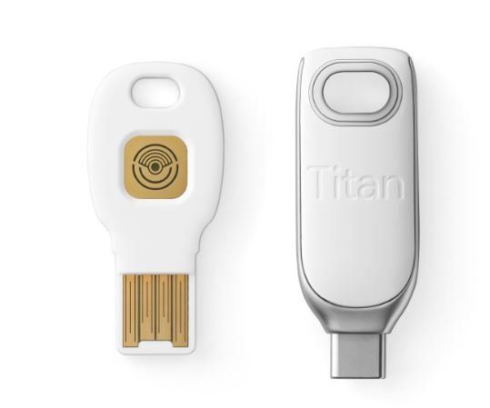 Google Titan Security Key - Sicheres Zwei-Faktor Gerät FIDO2 (Neu ...