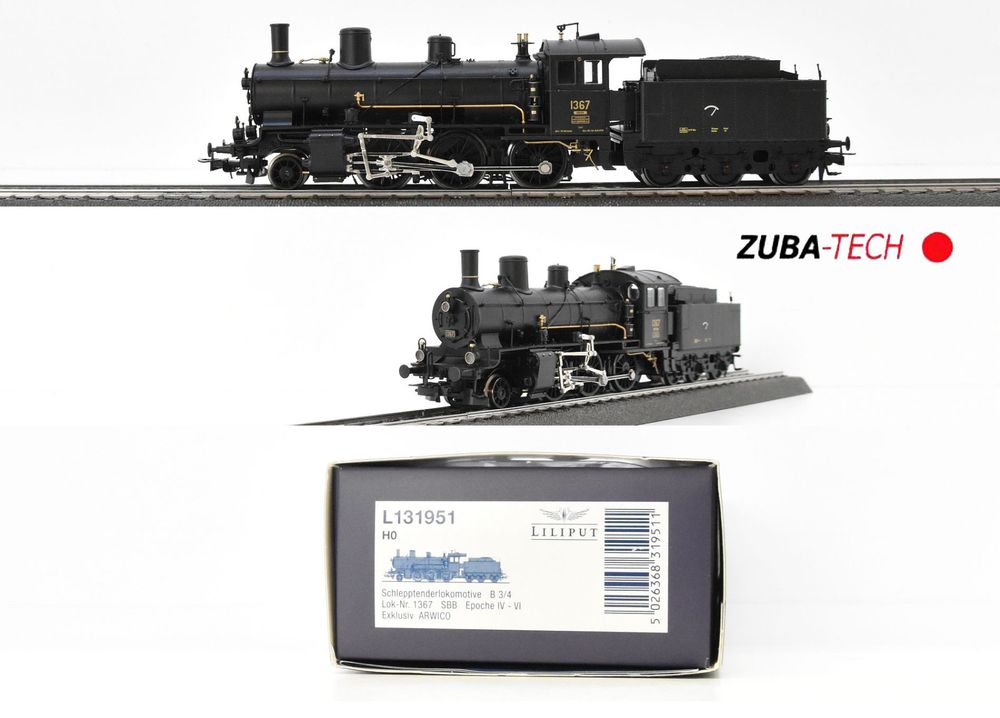 Liliput L131951 Dampflok B 3/4 SBB H0 GS Digital mit OVP (Gebraucht) in St. Gallen für CHF 151 ...
