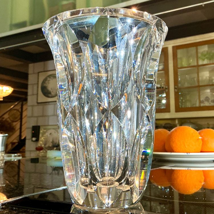 ST.LOUIS FRANCE ART DECO BLEIKRISTALLVASE UM 1930, GEMARKT (Gebraucht ...