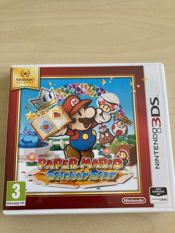 Nintendo 3 DS Game - Paper Mario Sticker Star (Neu (gemäss Beschreibung ...