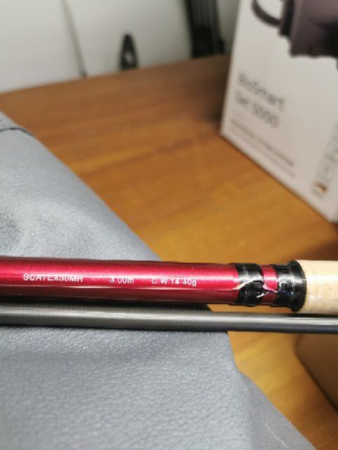 3 TOP ANGELRUTEN MIT ROLLE UND MIT SILCH UND GEFLOCHTENE SCH (Neu ...