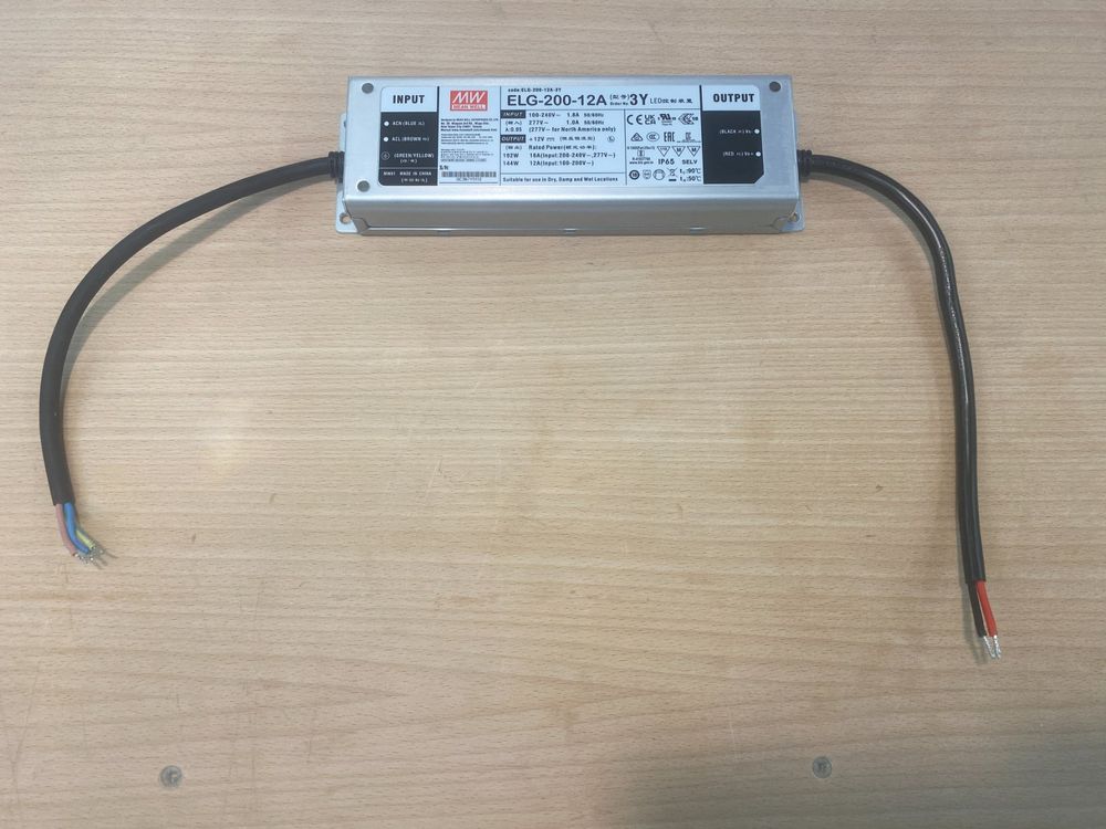 MEAN WELL, LED Netzteil ELG-200-12A-3Y, 192 W 8 - 16 A (Gebraucht) in ...