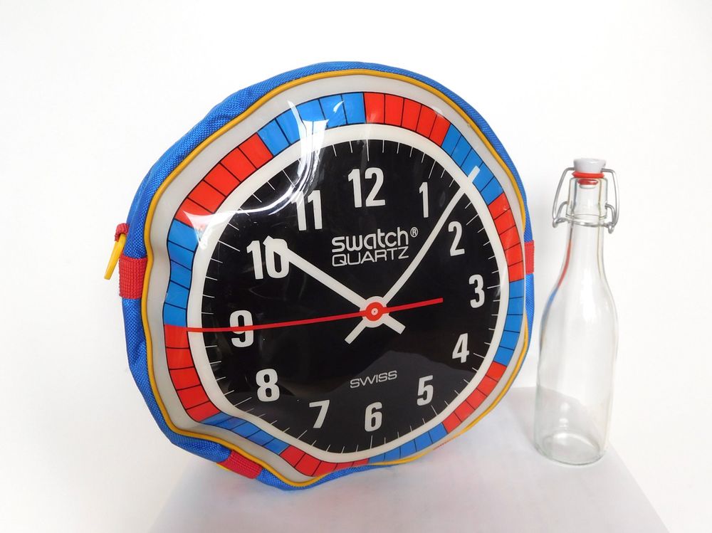 Swatch Tasche rund ⌀32cm Muster LS102 Tri Racer 80er Vintage | Kaufen ...