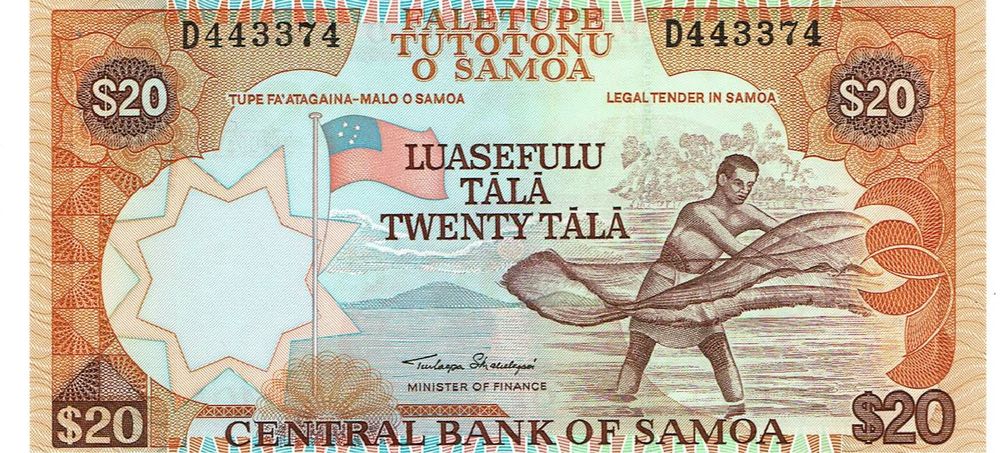 Western Samoa 20 Tala 2002 P-35a UNZ (Neu (gemäss Beschreibung)) in ...