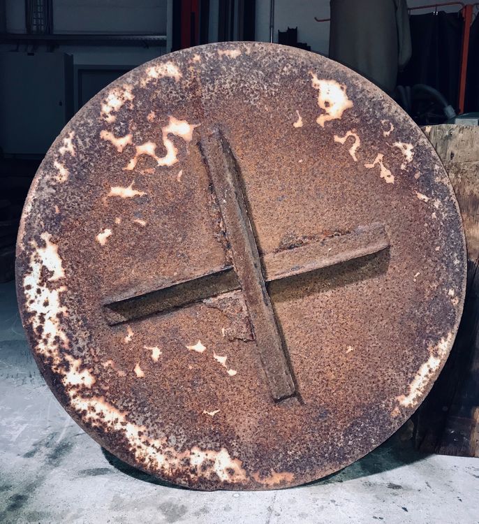 Abdeckung / Schacht / rund / Deckel / Stahl / Platte / Eisen | Kaufen ...