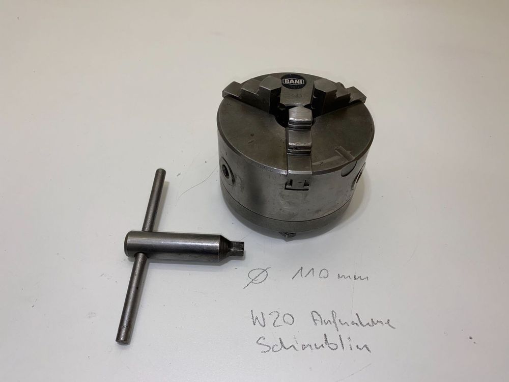 Dreibackenfutter Bani Schaublin 102 W20 (Gebraucht) in Boswil für CHF 200 – mit Lieferung auf ...