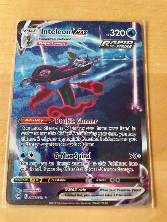 Inteleon Vmax Alt Art EN | Kaufen auf Ricardo