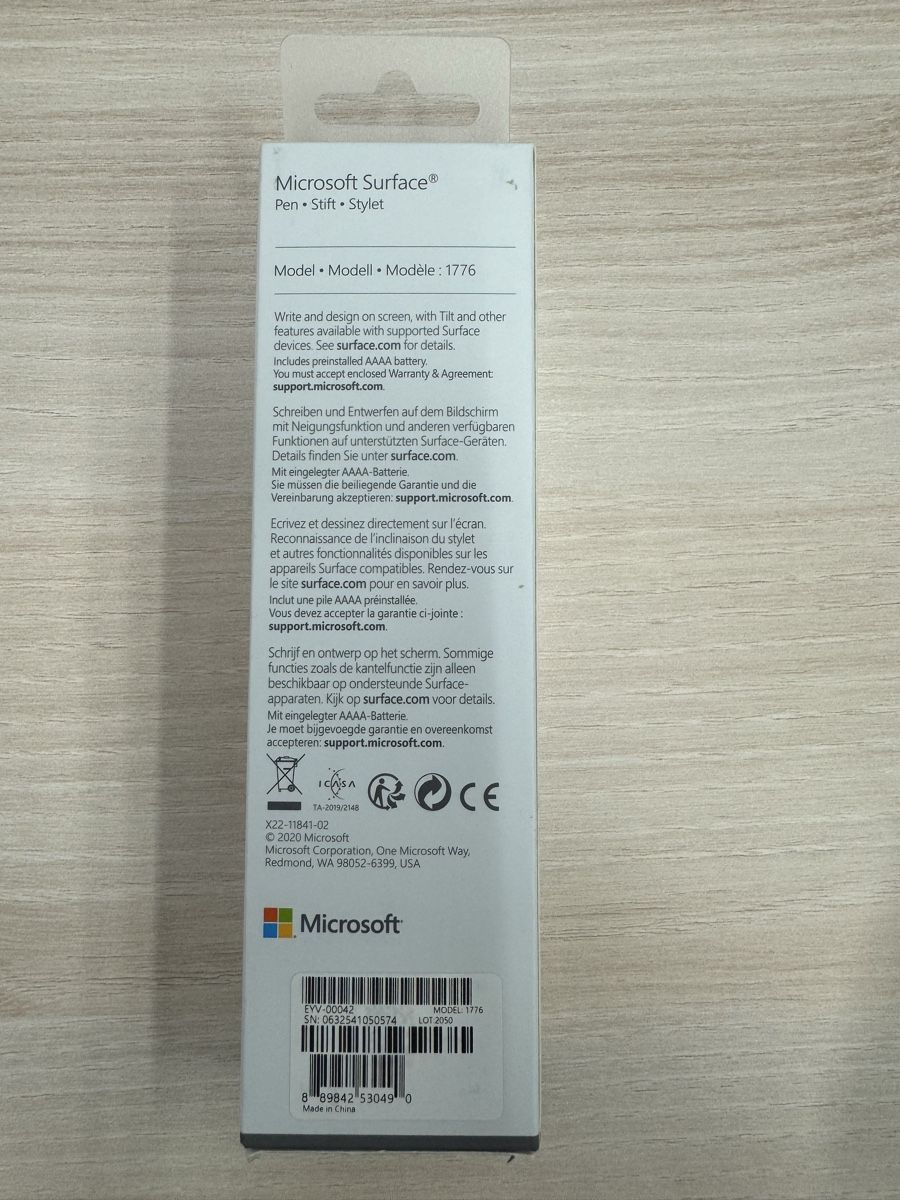 Microsoft Surface Pen (Modell 1776) *original verpackt* (Neu und ...