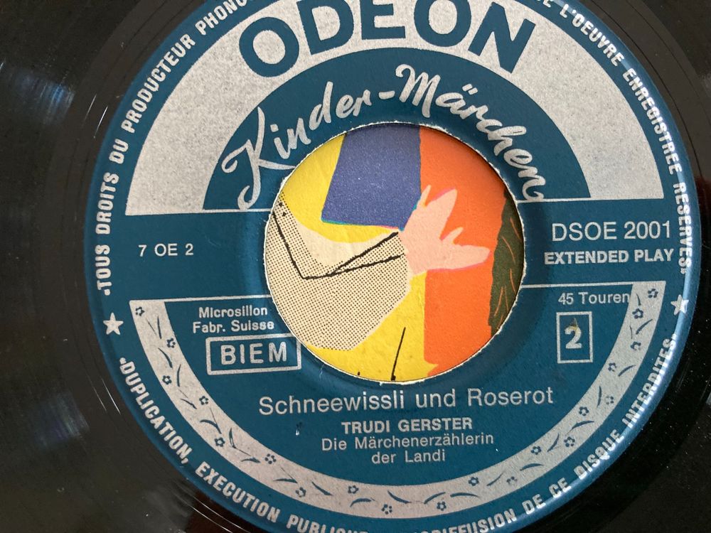 MÄRCHEN VINYL SCHNEEWISSLI UND ROSENROT TRUDY GERSTER | Kaufen auf Ricardo